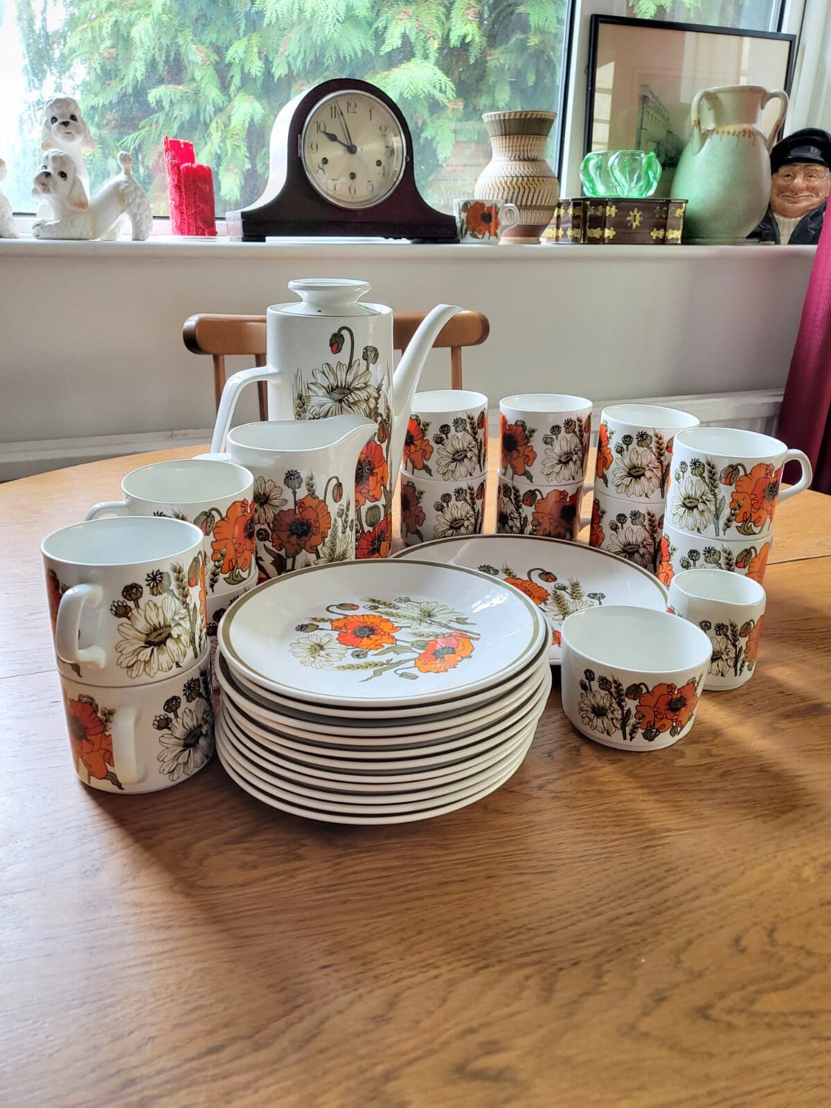 Vintage J&G Meakin Poppy Design Set - Etsy UK