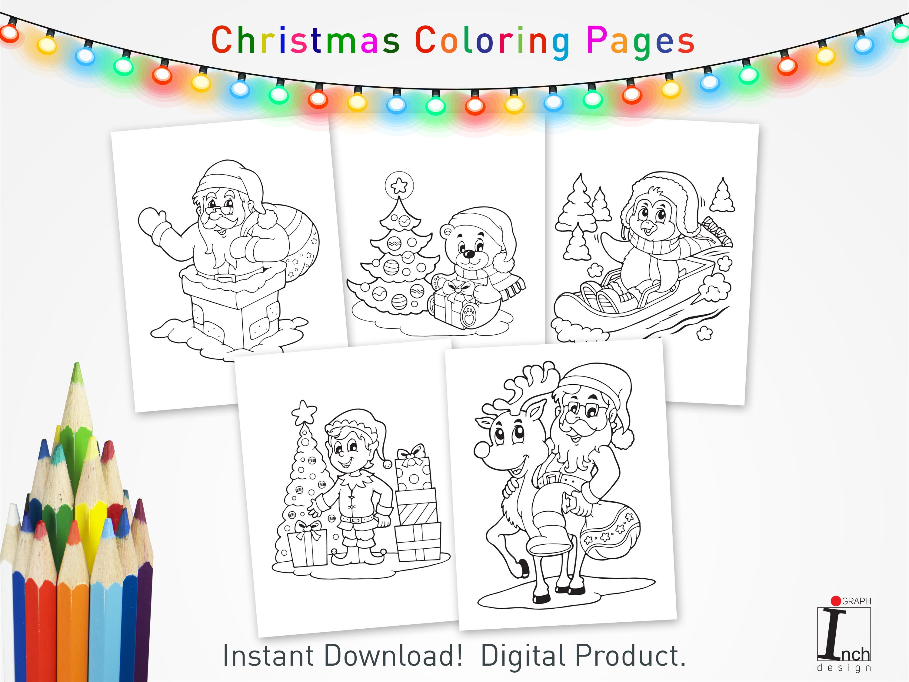 Christmas Drawings For Children Printable