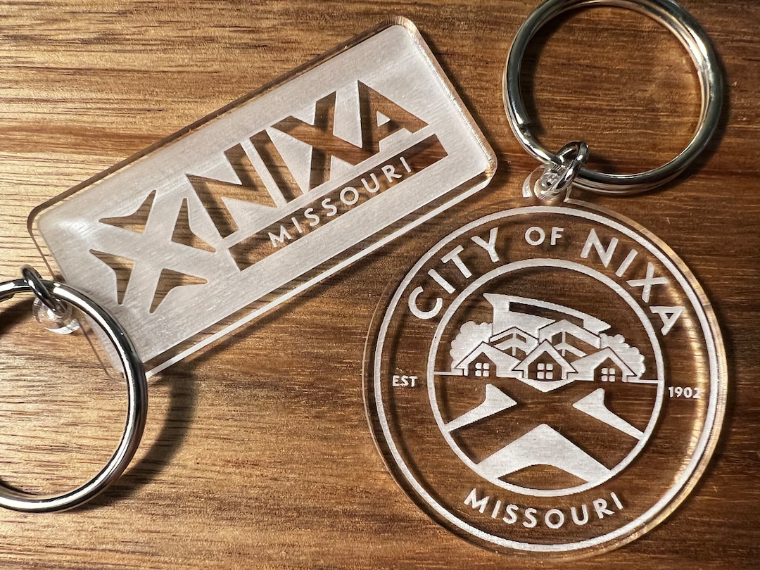 Custom Logo Rectangle or Round Keychain | Personalized Keychain ...