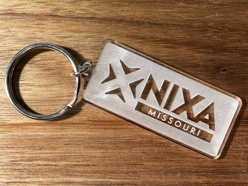 Custom Logo Rectangle or Round Keychain Personalized - Etsy