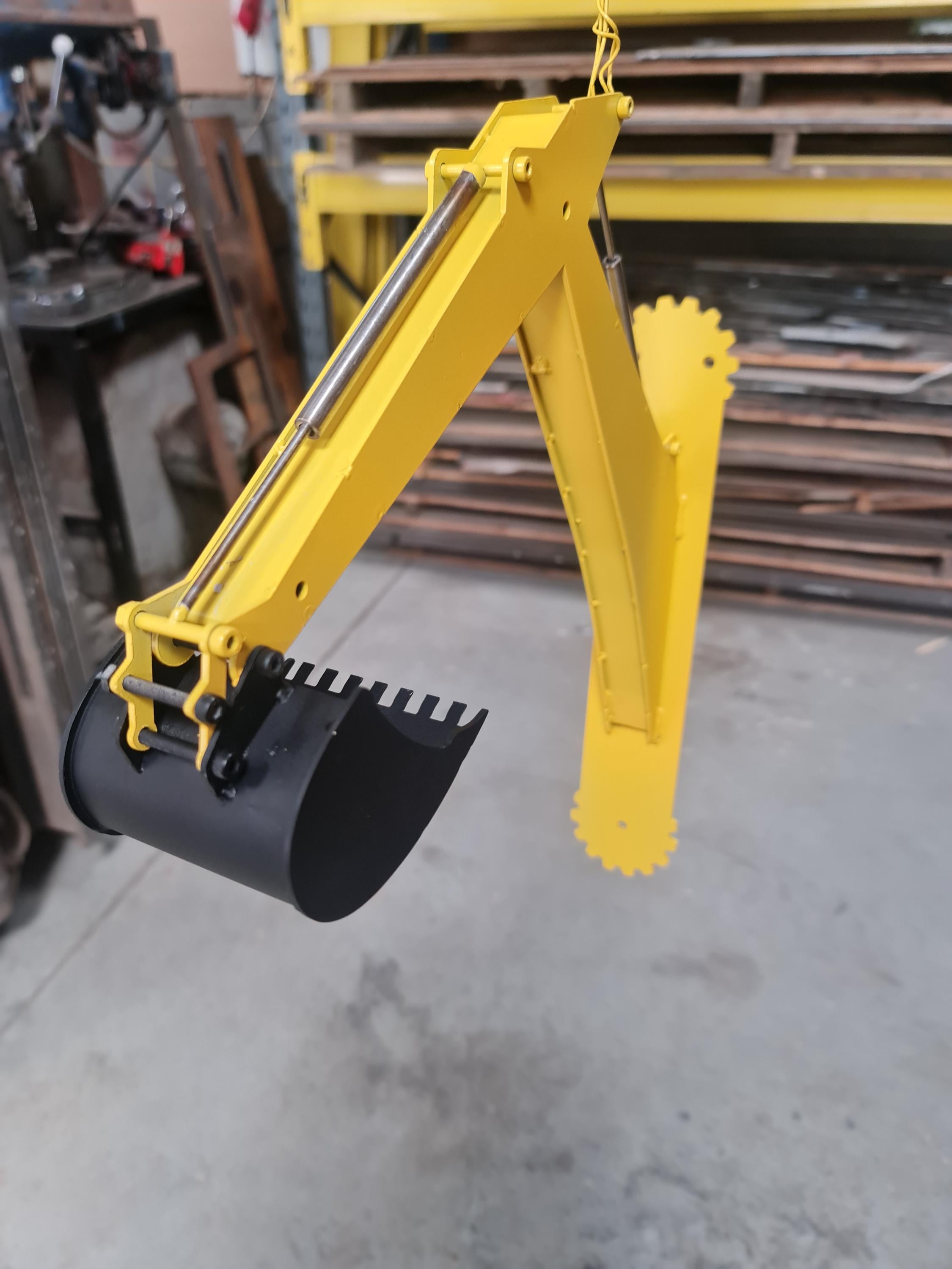Backhoe Excavator Digger Wall Art Bracket - Etsy