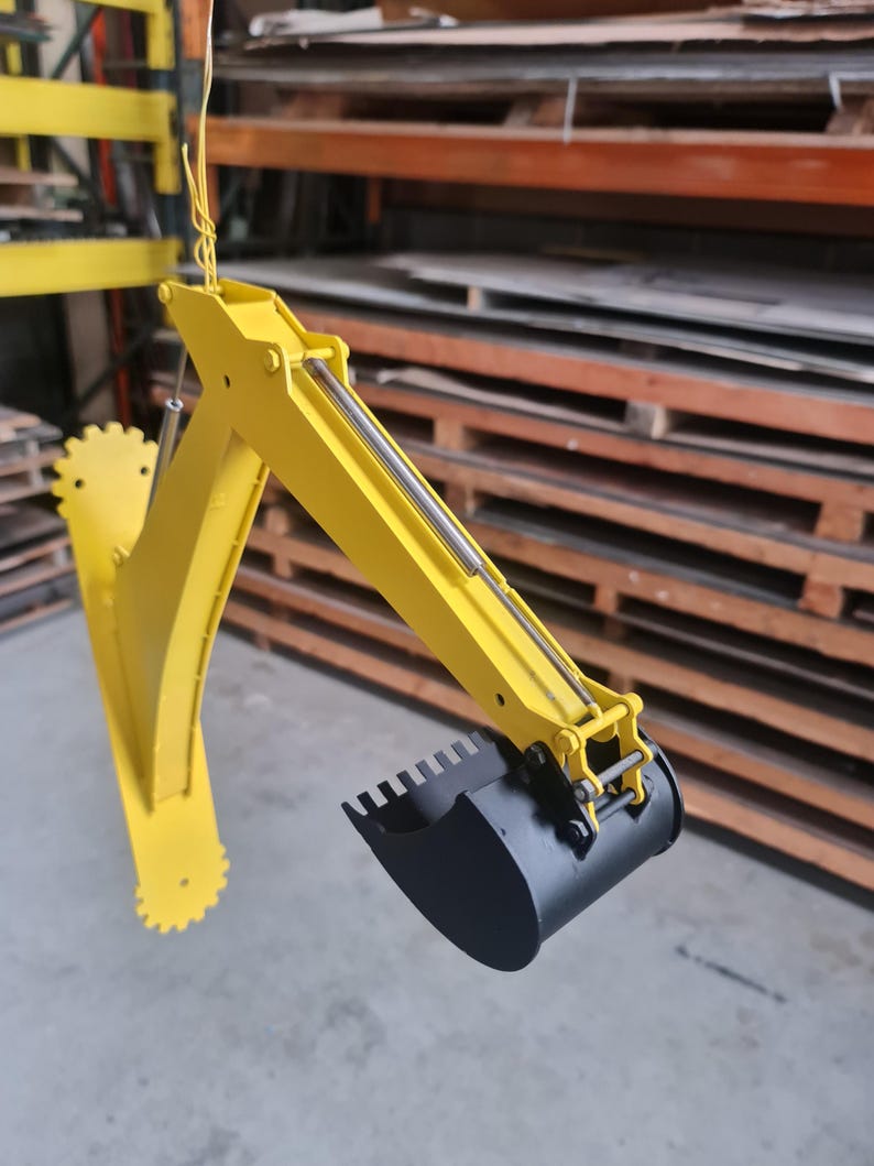 Backhoe Excavator Digger Wall Art Bracket - Etsy