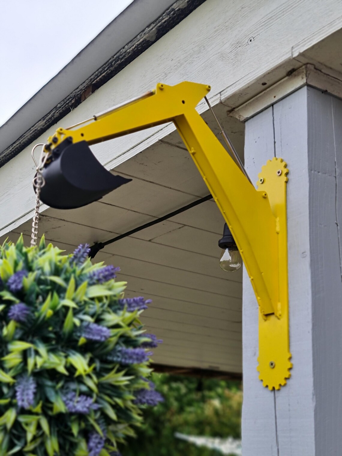 Backhoe Excavator Digger Wall Art Bracket - Etsy