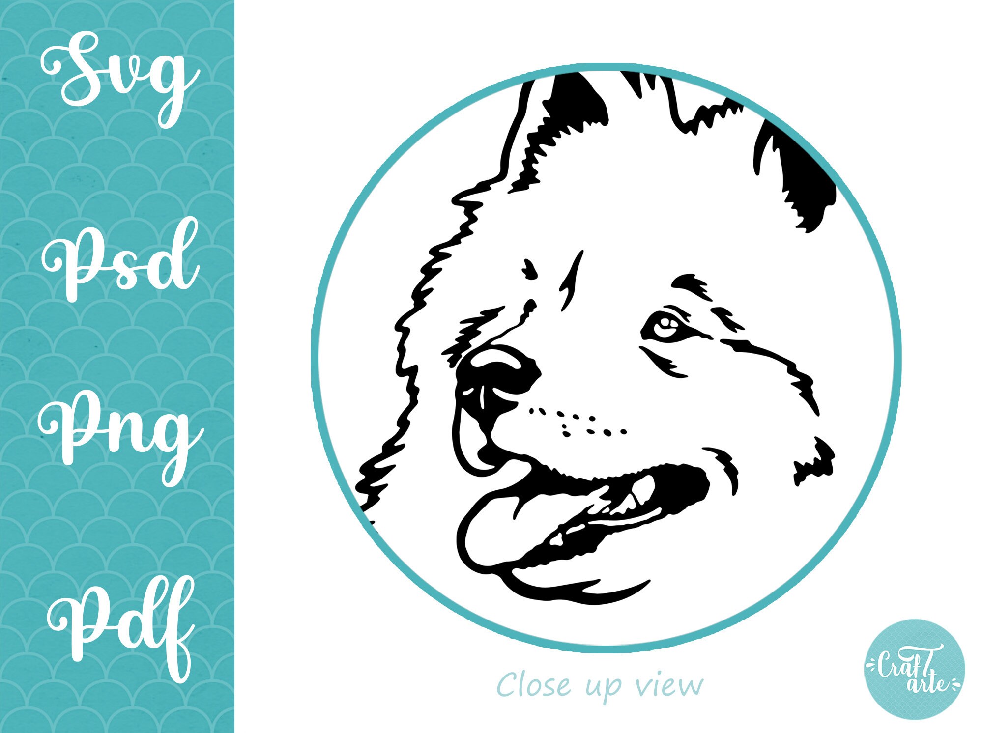 SAMOYED SVG Shirt Clipart Vector Files for Cricut Nordic Dog Siberian ...
