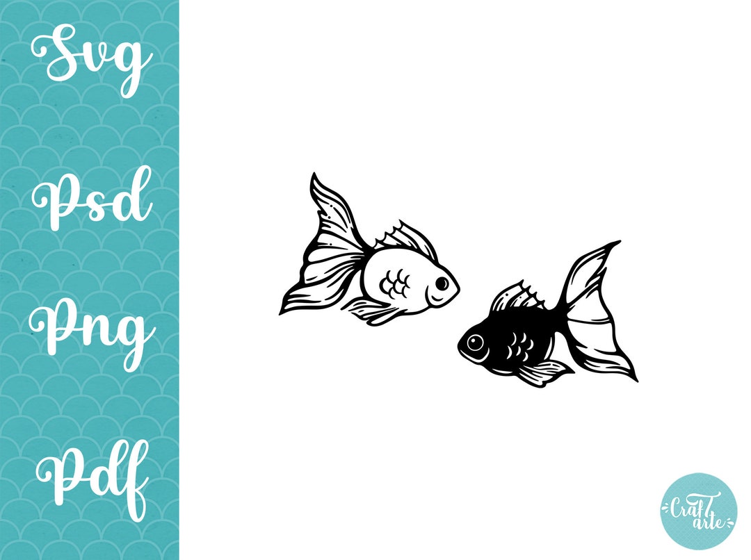 Koi Fish SVG PNG – Unique Couple Gift, Digital Art for Cricut ...