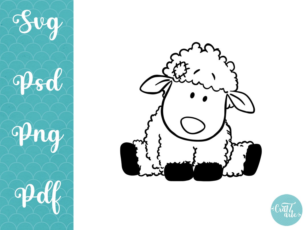Sheep Vector / Lamb Nursery / Fluffy / Kids / Tshirt / Baby / Newborn ...