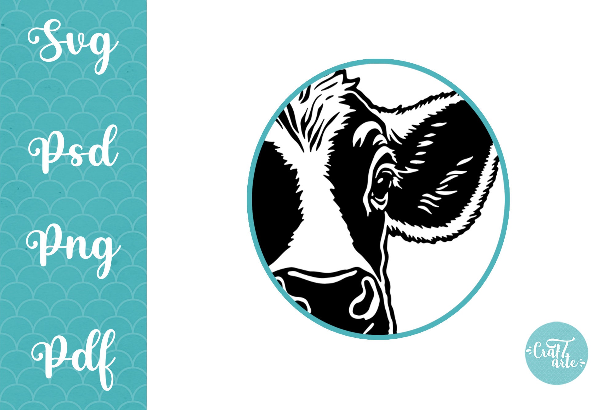 Vaca svg, vacas dxf láser, granja, plasma cnc, archivo de corte dxf ...