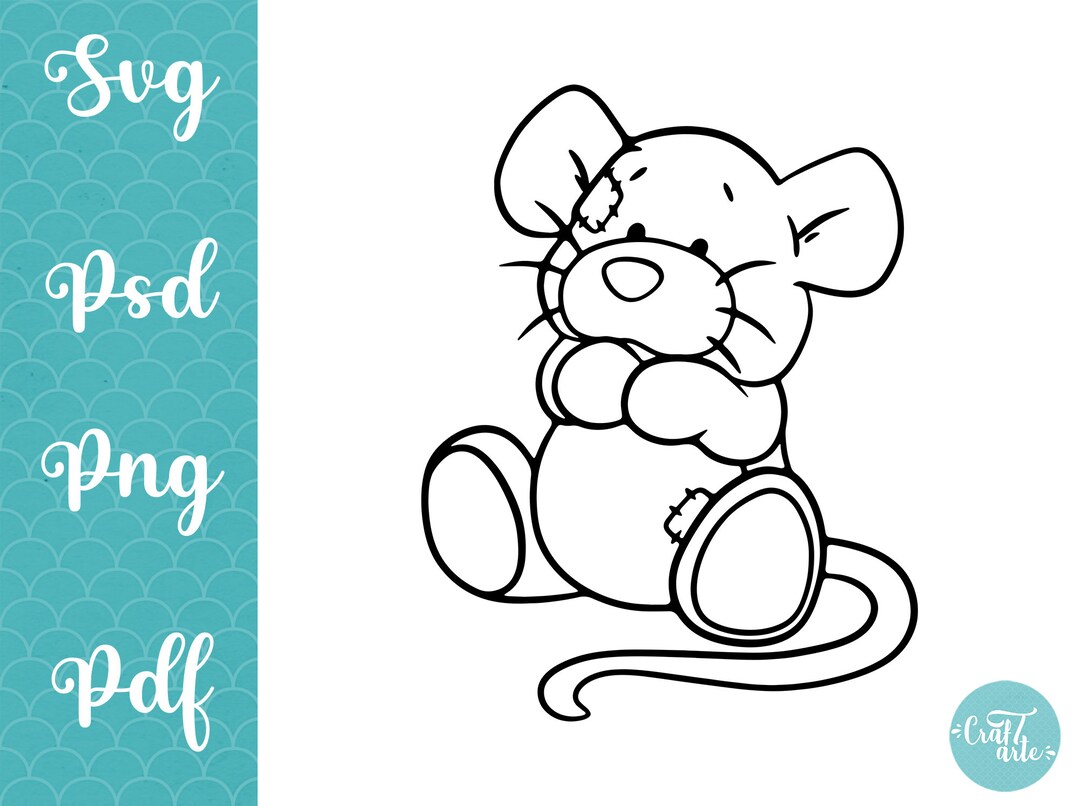 Cute Mouse SVG, Happy Mouse Svg, Cute Mouse Clipart, Baby Mouse Svg ...