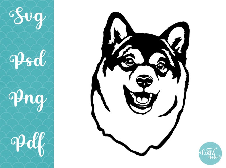 Shiba inu svg raza de perro buscando archivos de cara de cabeza para ...