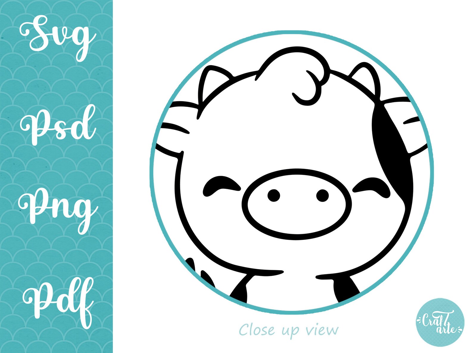 Cute Baby Cow Svg / Clipart / Cow Svg / Children Gift / Baby Shower ...