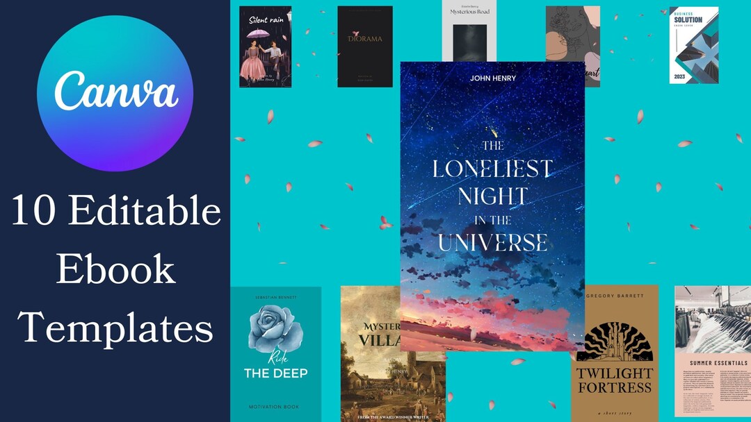 10 Editable Ebook Templates,customize Ebook,ebook Templates,digital ...