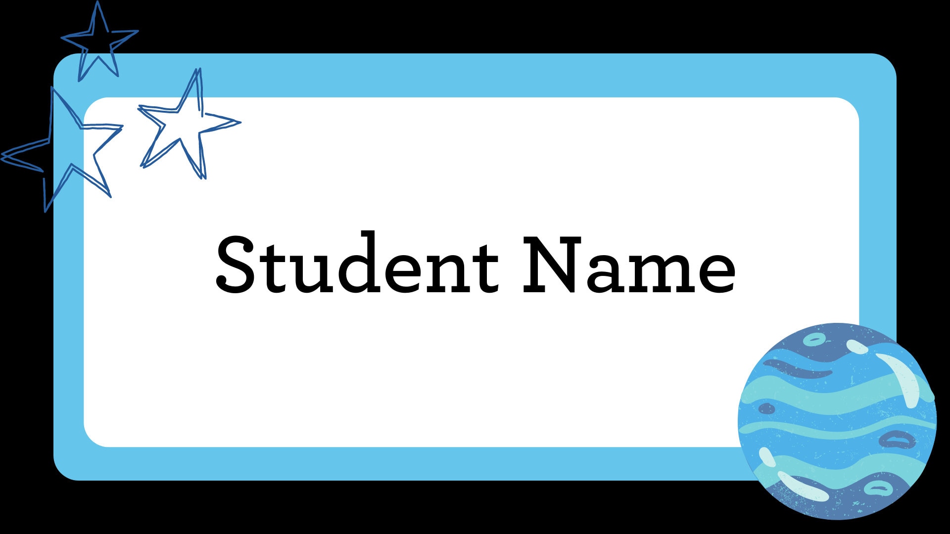 EDITABLE Space Themed Student Name/cubby Tags - Etsy
