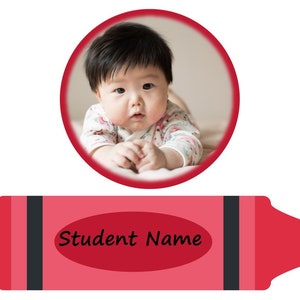 Crayon Name/cubby Tags for Preschools and Daycares (EDITABLE) - Etsy