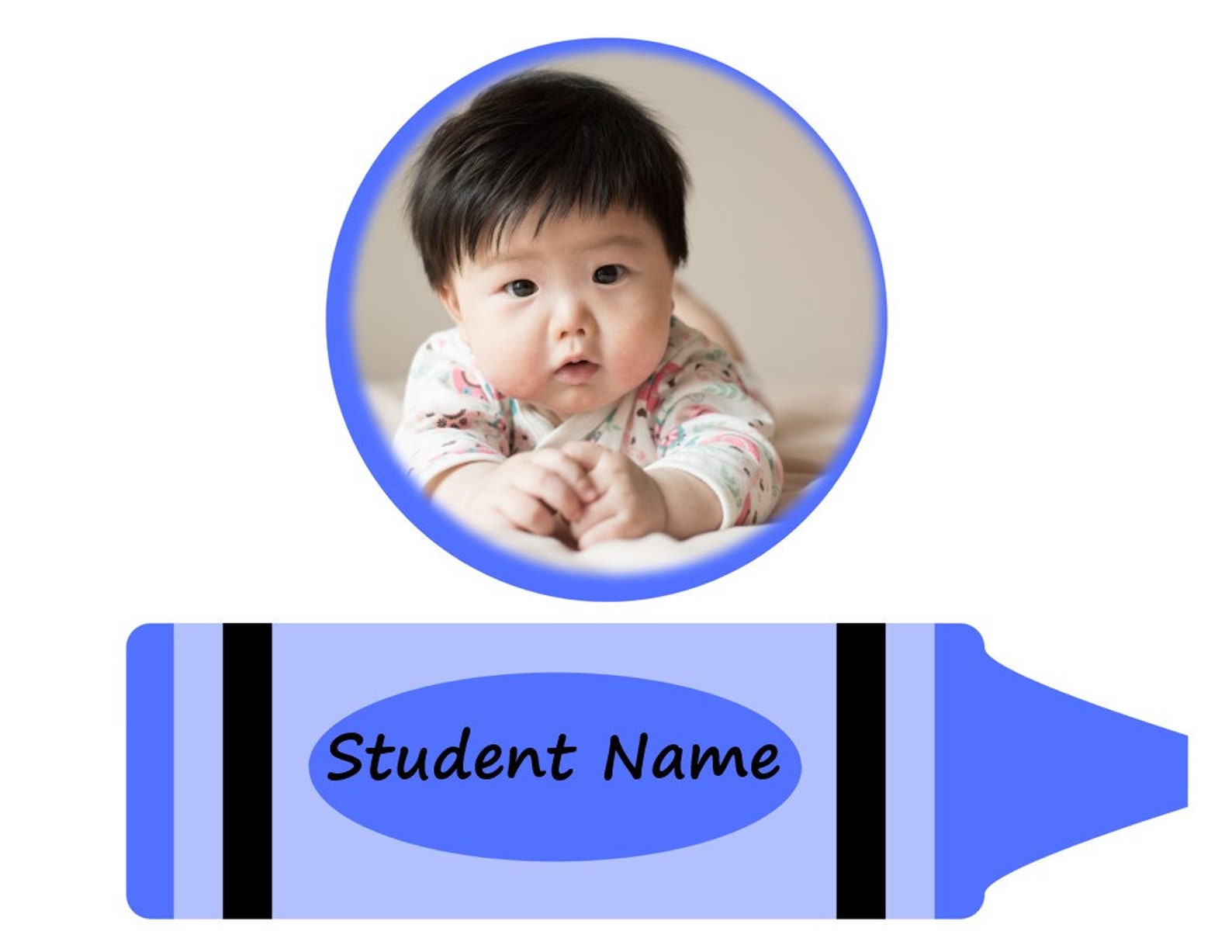Crayon Name/cubby Tags for Preschools and Daycares (EDITABLE) - Etsy