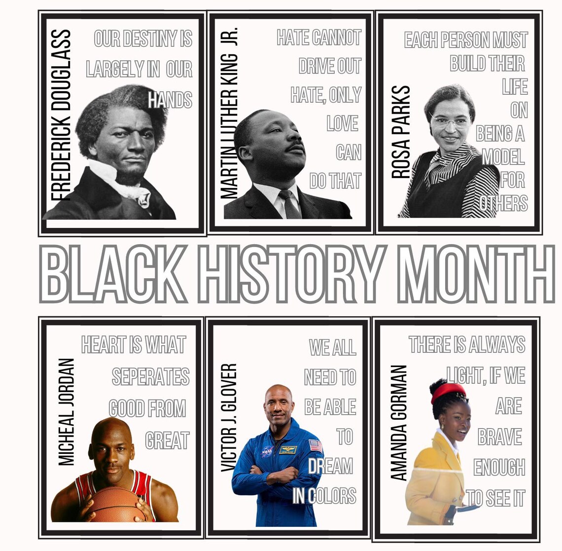 Black History Motivational Posters - Etsy