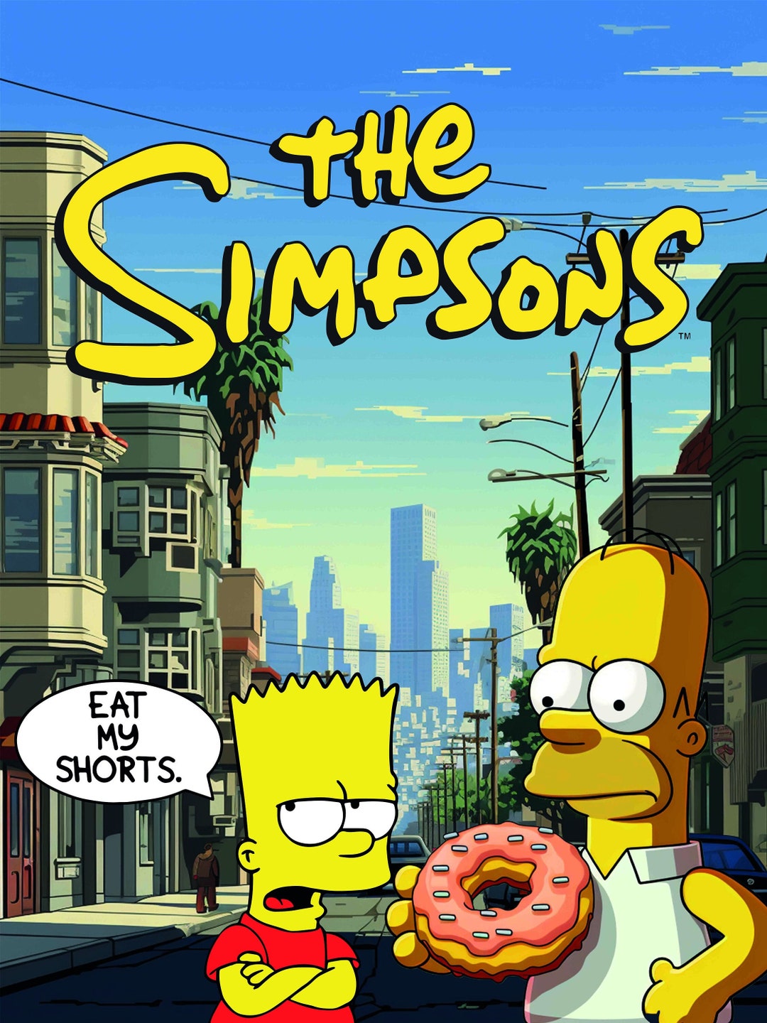 The Simpsons Print, Simpsons Poster, Simpsons Digital, Simpsons Png ...