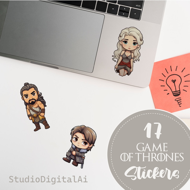 Game of Thrones Digital Stickers | GOT Stickers | Pre-cropped PNG ...