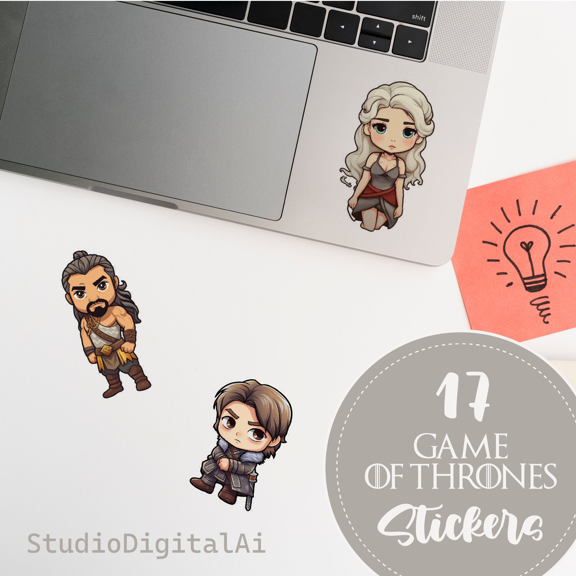 Game of Thrones Digital Stickers | GOT Stickers | Pre-cropped PNG ...