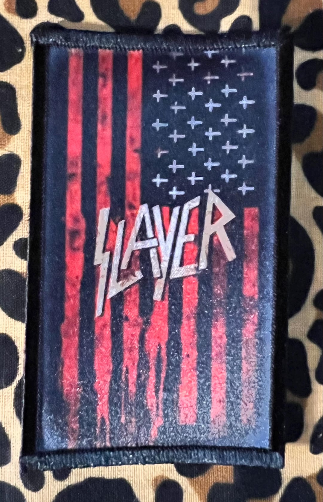 2.25 X 4 Slayer Flag Full Color Tribute Patch - Etsy