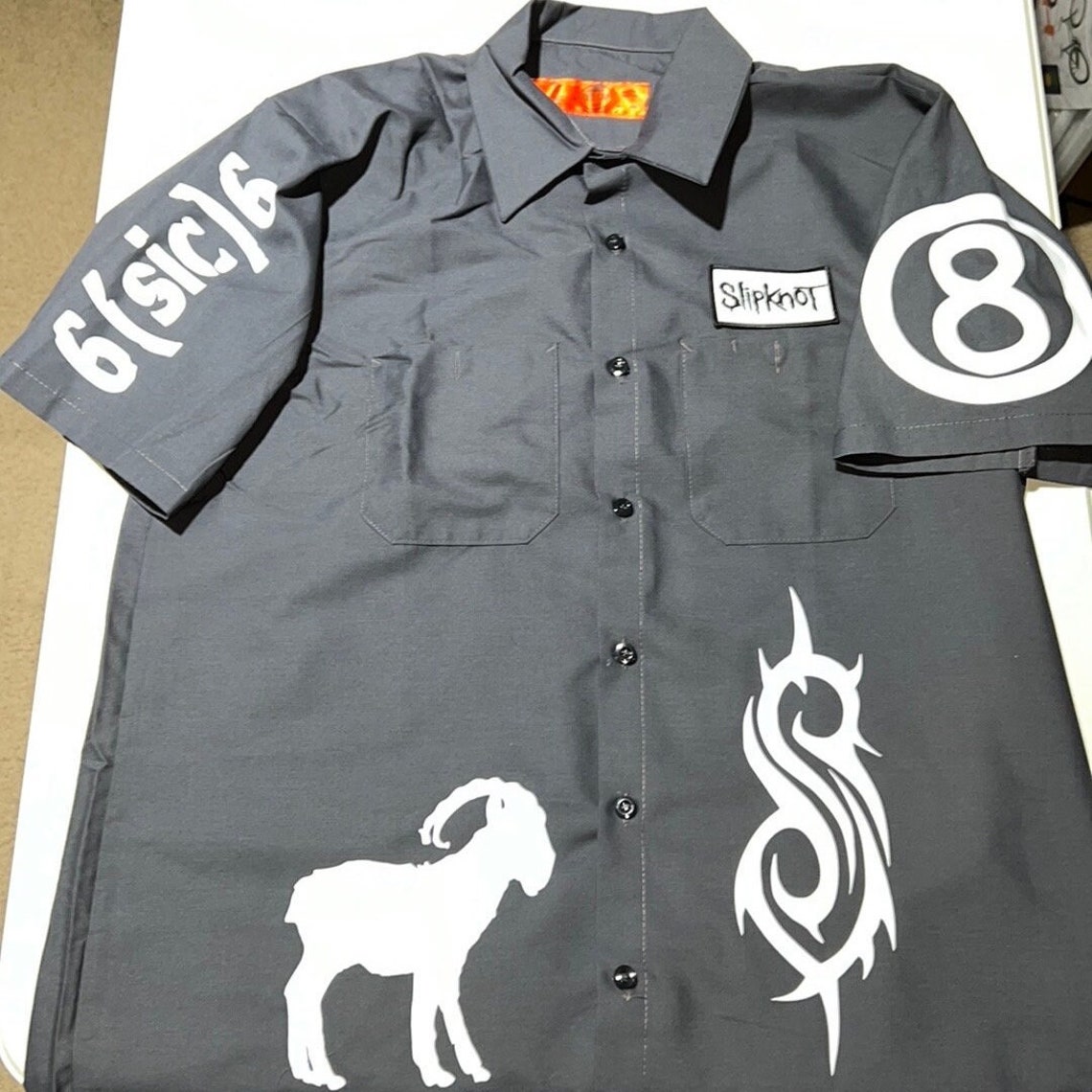 Slipknot Fully Custom Work Shirt. - Etsy