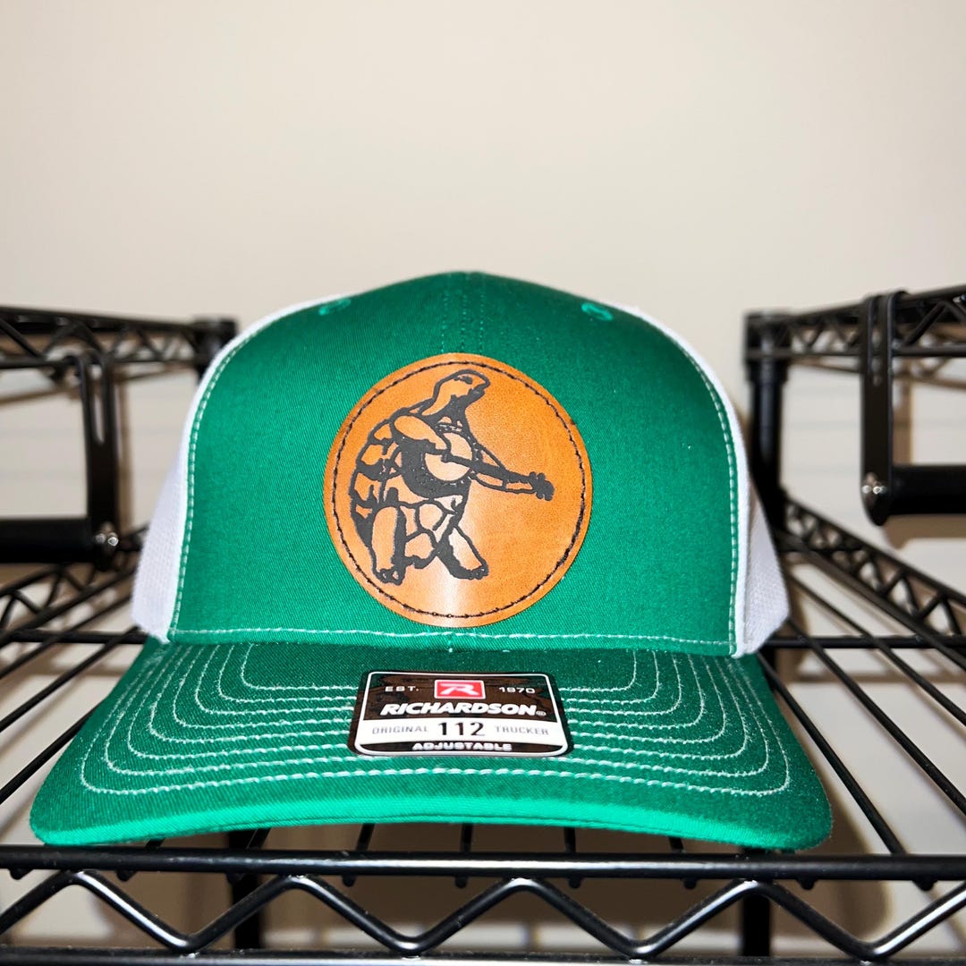 Terrapin GD Leather Patch Richardson Trucker Hat - Etsy