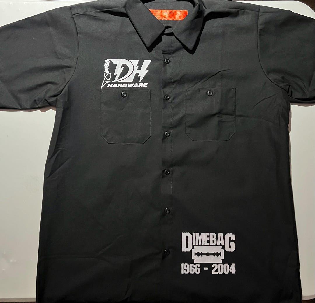 Dimebag Tribute Mechanic Work Shirt - Etsy