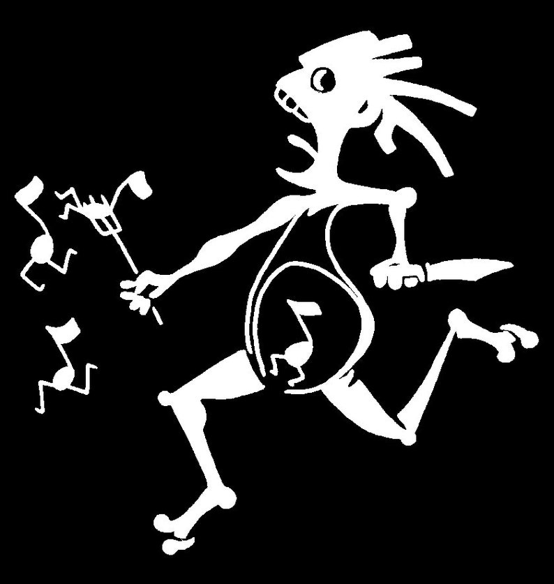 Note Eater WSP All Weather Vinyl Decal Chose Your Color - Etsy