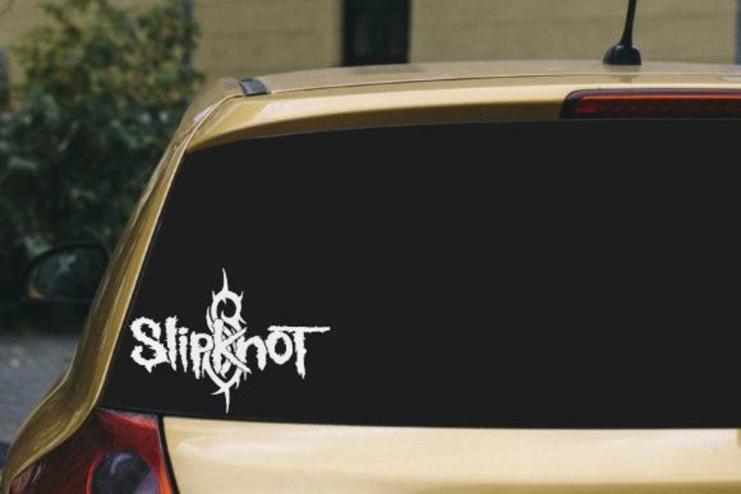 Slipknot Band Name Logo All Weather Vinyl Decal Metal Chose Your Color ...
