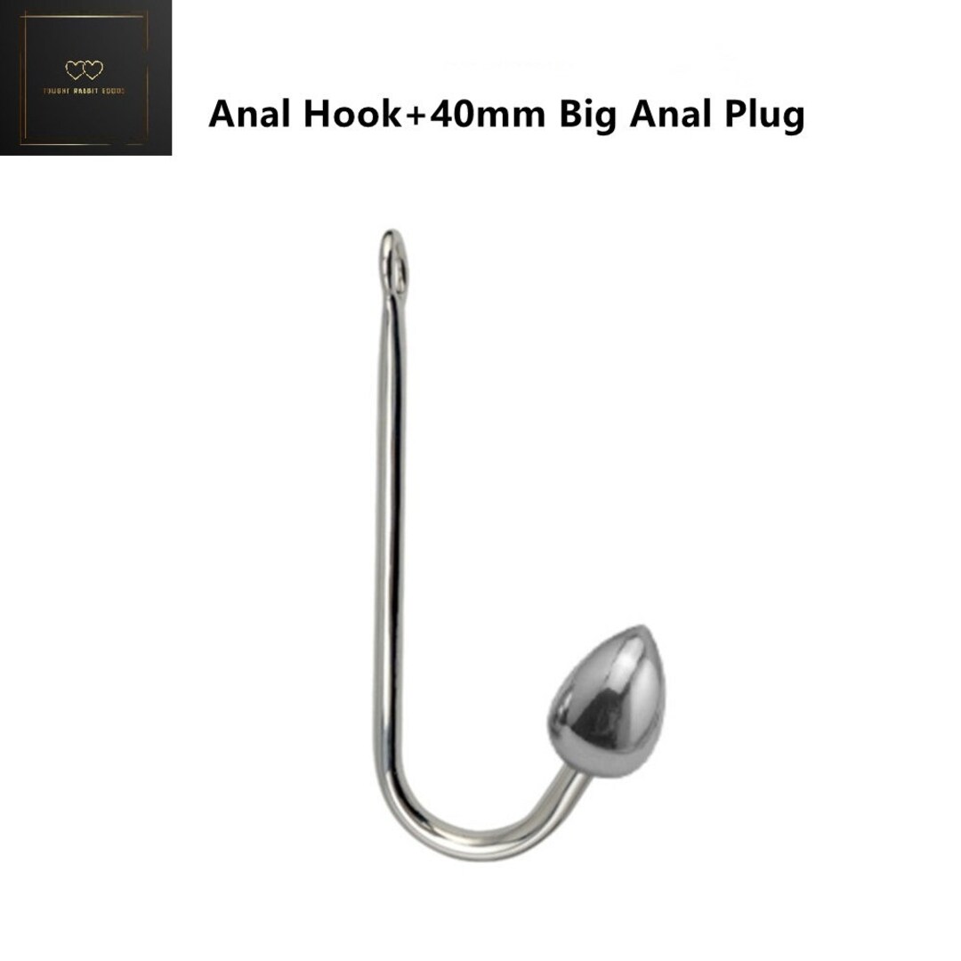 Anal Hook Stainless Steel Sex Toys For Man Metal Butt Hook Dilator Prostate Massager Chastity