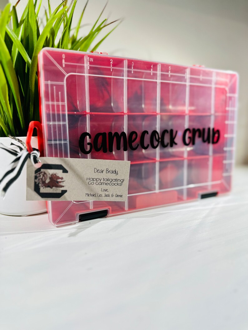 Personalized Snackle Box Custom Tackle Box for Snacks - Etsy