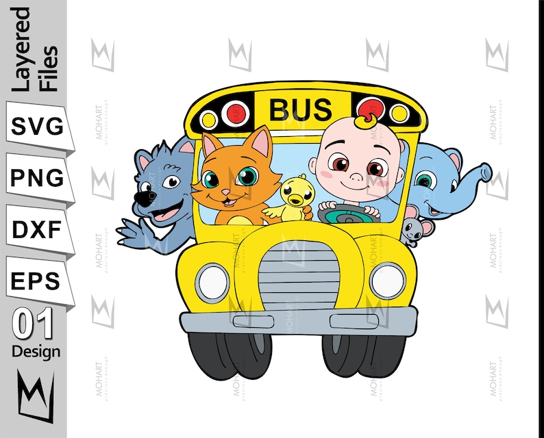 Cocomelon Bus Svg Cocomelon Bus Png Cocomelon Cake Topper | Etsy Israel