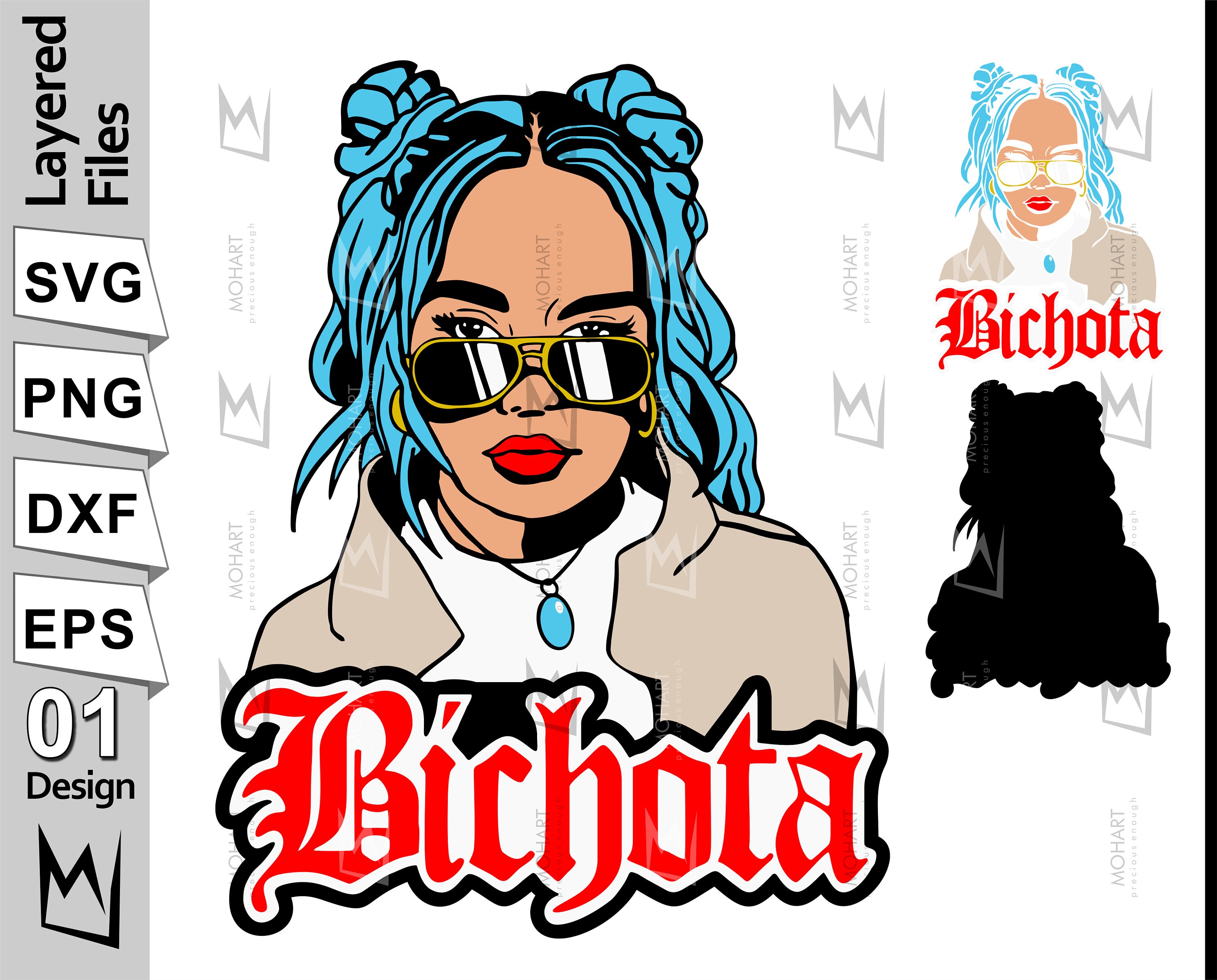 Karol G Bichota SVG Karol G PNG Bichota SVG La Bichota Digital | Etsy ...