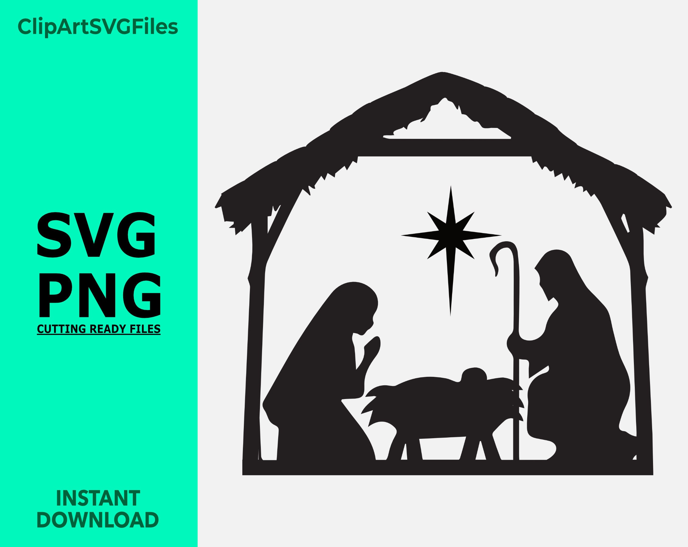 Mary And Joseph Clipart