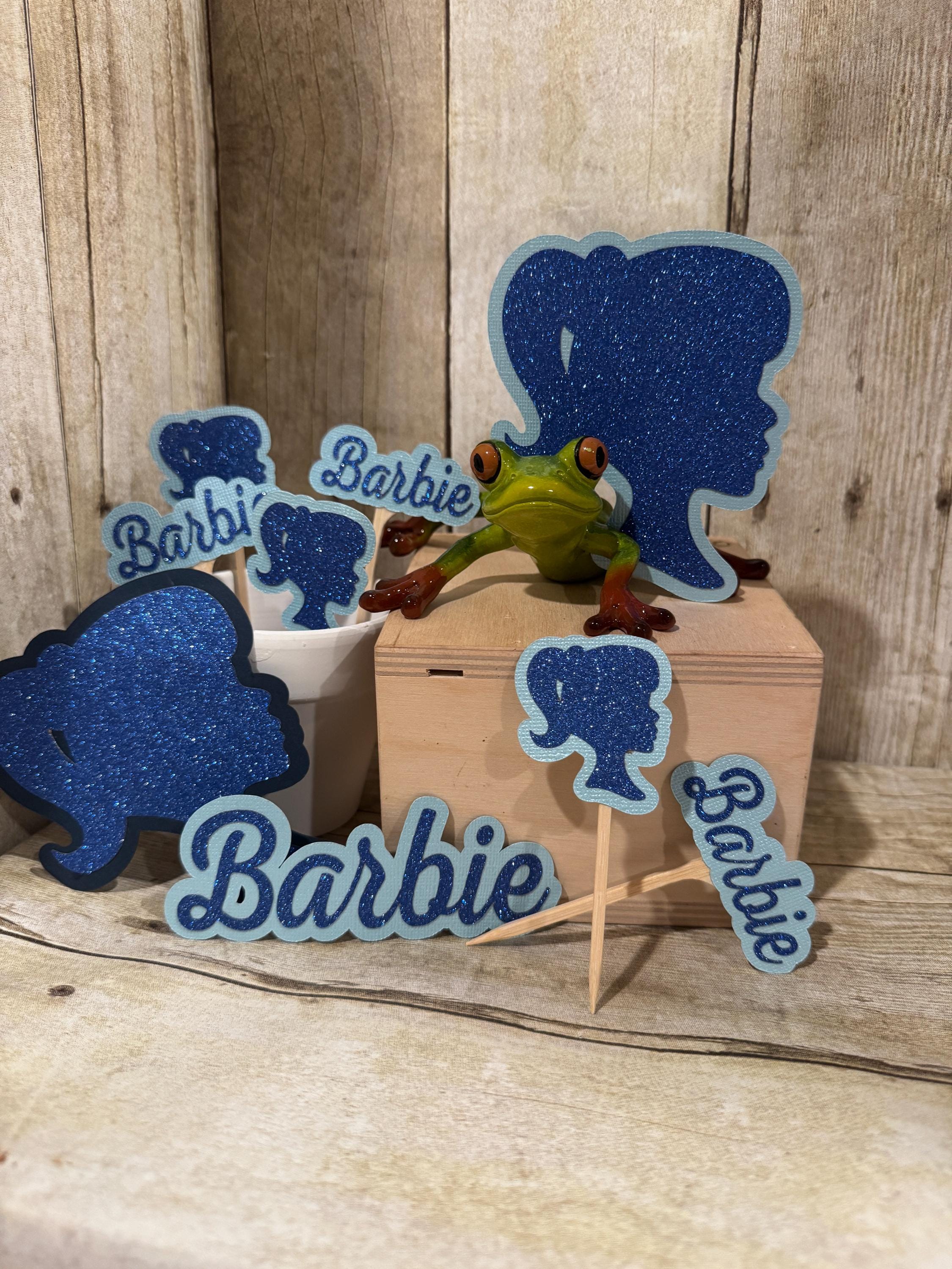 Barbie in Blue Cake Toppers! Clearance Price. - Etsy