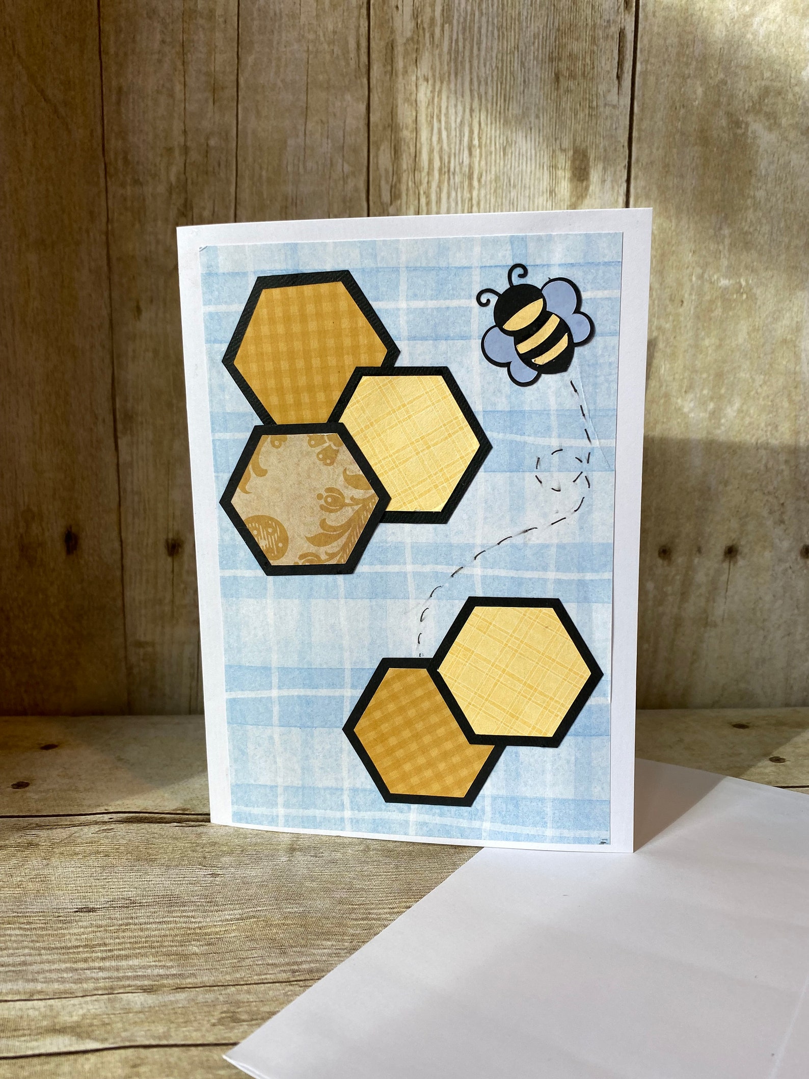 Bumble Bee Themed Card 4.5x5.5 Choose Your Sentiment - Etsy