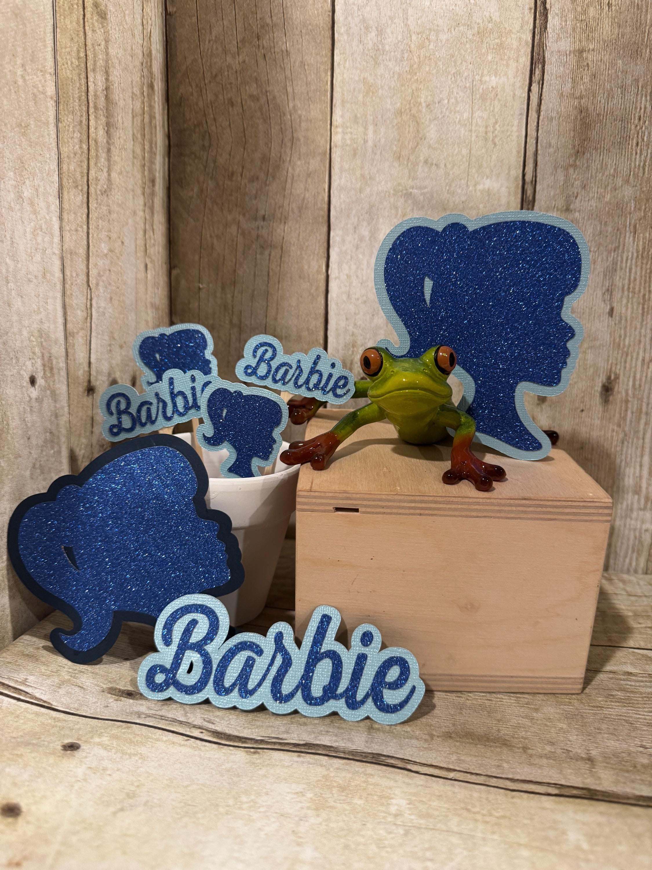 Barbie in Blue Cake Toppers! Clearance Price. - Etsy
