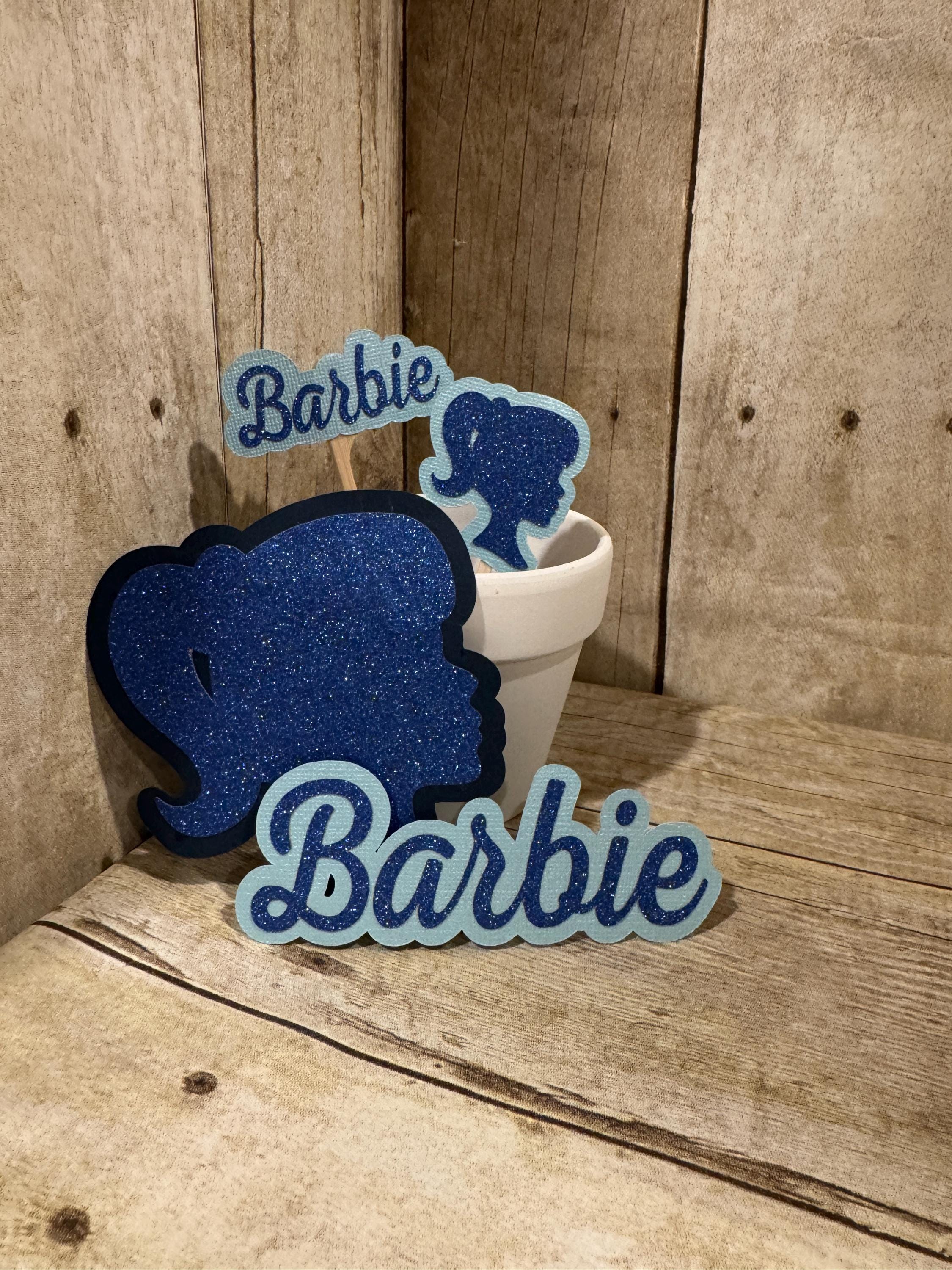 Barbie in Blue Cake Toppers! Clearance Price. - Etsy