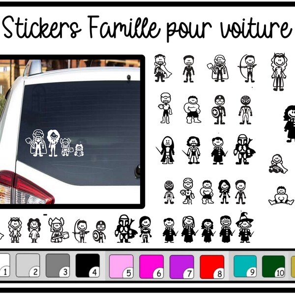 Family Car Stickers - Etsy