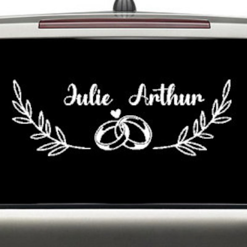 Buy Wedding Car Stickers Online In India - Etsy India