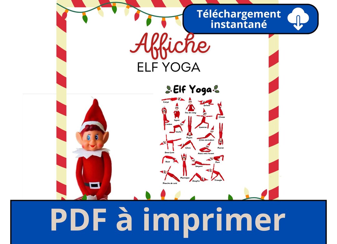Bring a Zen and Playful Touch to Your Christmas With Our "elf Yoga ...