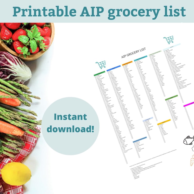 Aip Food List - Etsy