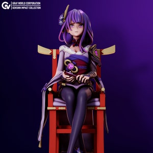 Raiden Shogun Resin DIY Figure Kit GRAYWORLDCORP UNPAINTED Genshin ...