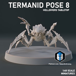 Termanid Pose 8 Helldivers Tabletop 100mm Base Galactic Armory Sci-fi ...