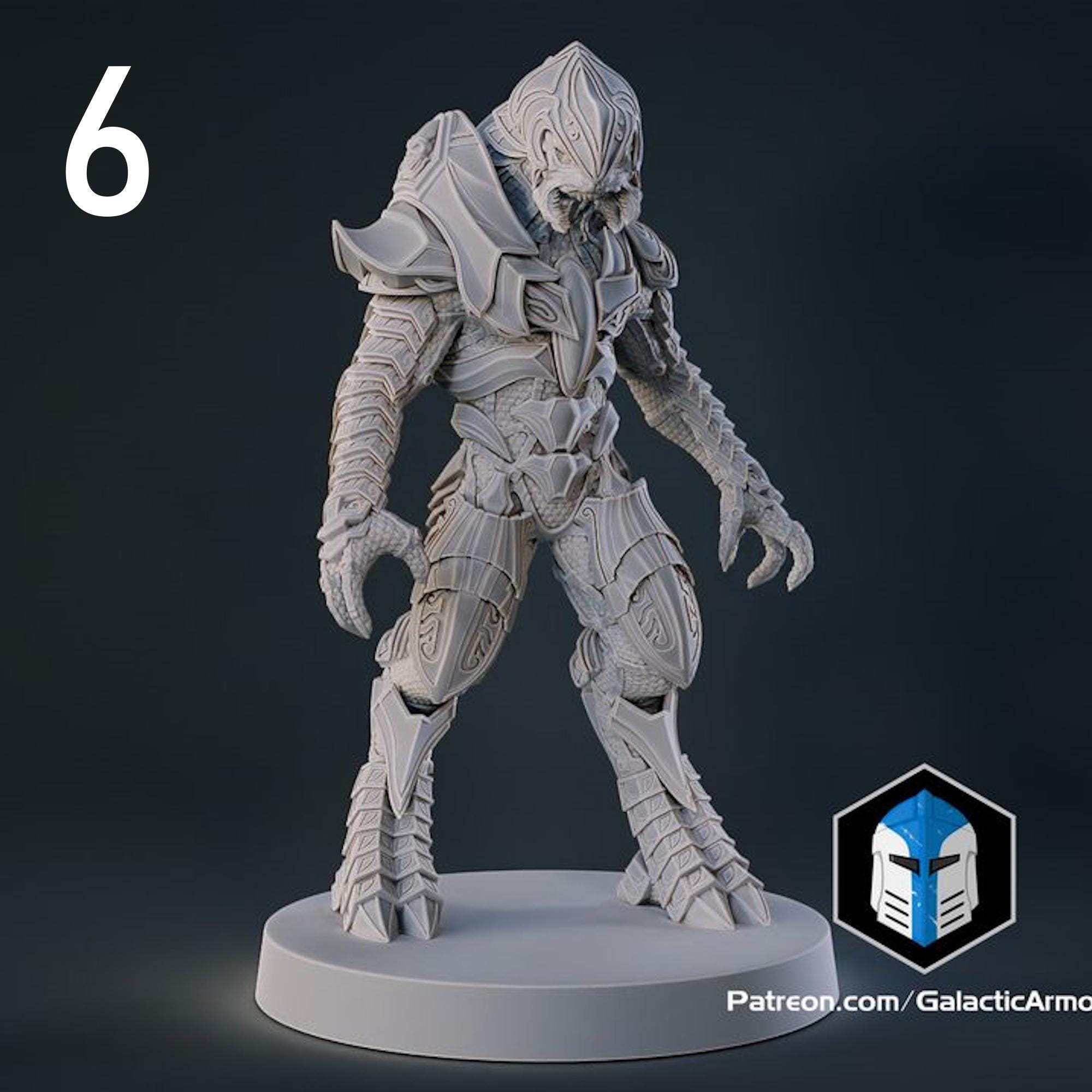 The Arbiterr 10 Poses Available Sci-fi Miniature Arbiter-inspired Elite ...