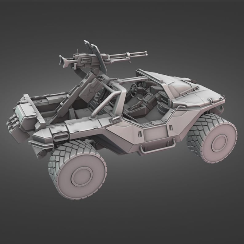 M12 Warthog 28mm Scale Gaming Tabletop Scale Vehicle Aelioszero Sci-fi ...