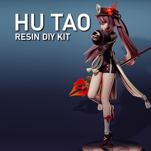 Kit de figuras DIY de resina Hu Tao - GRAYWORLDCORP - *SIN PINTAR ...