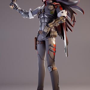 Boothill Resin DIY Figure Kit GRAYWORLDCORP - *UNPAINTED* - Honkai ...