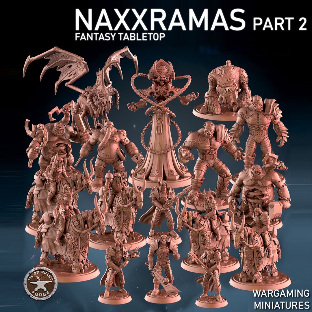 Naxxramas Part 2 Collection Tabletop Scale My3dprintforge Tabletop ...