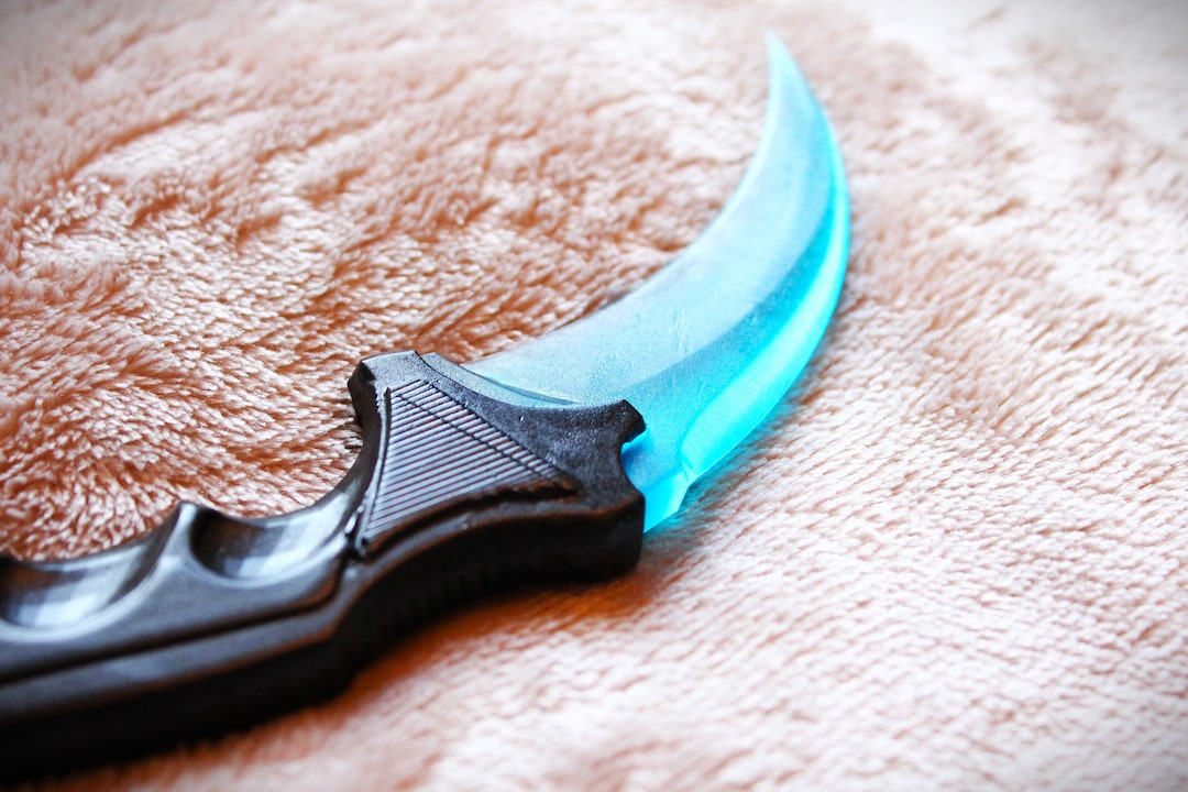 CS2 Crystal Karambit Prop Costume Display Knife 3D Printed Costume Accessory - Etsy