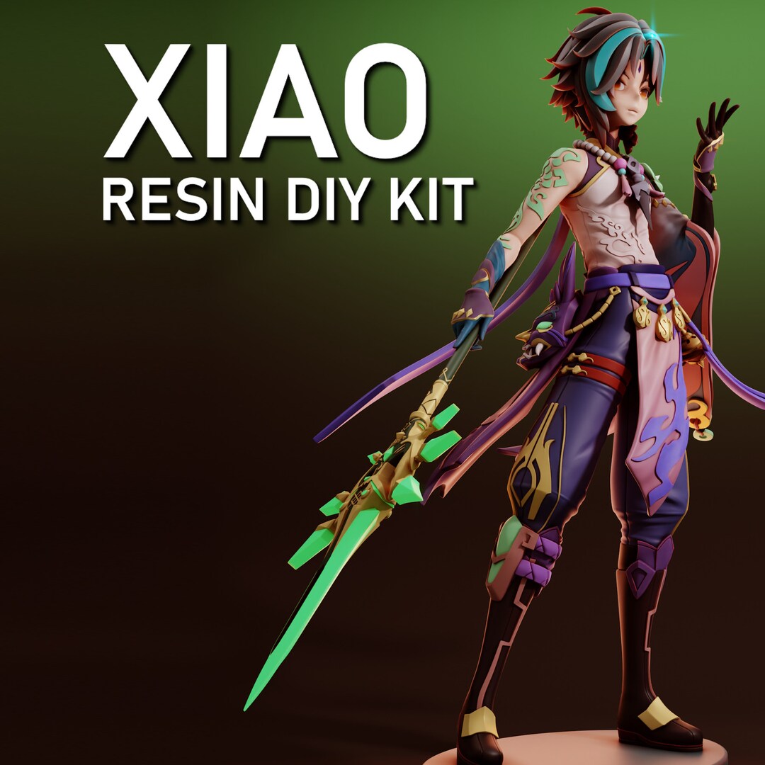 Xiao Resin DIY Figure Kit - GRAYWORLDCORP - *UNPAINTED* - Genshin ...
